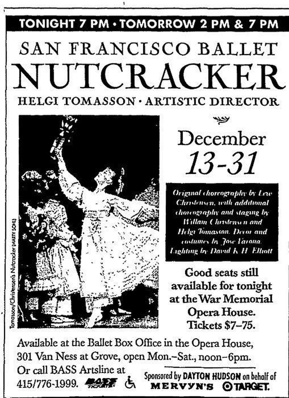 75 years of SF’s ‘Nutcracker’: Photos from beloved ballet across decades