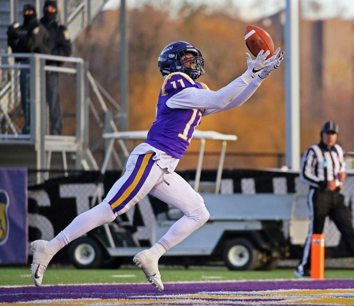 UAlbany football routs Central Connecticut in NCAA first round