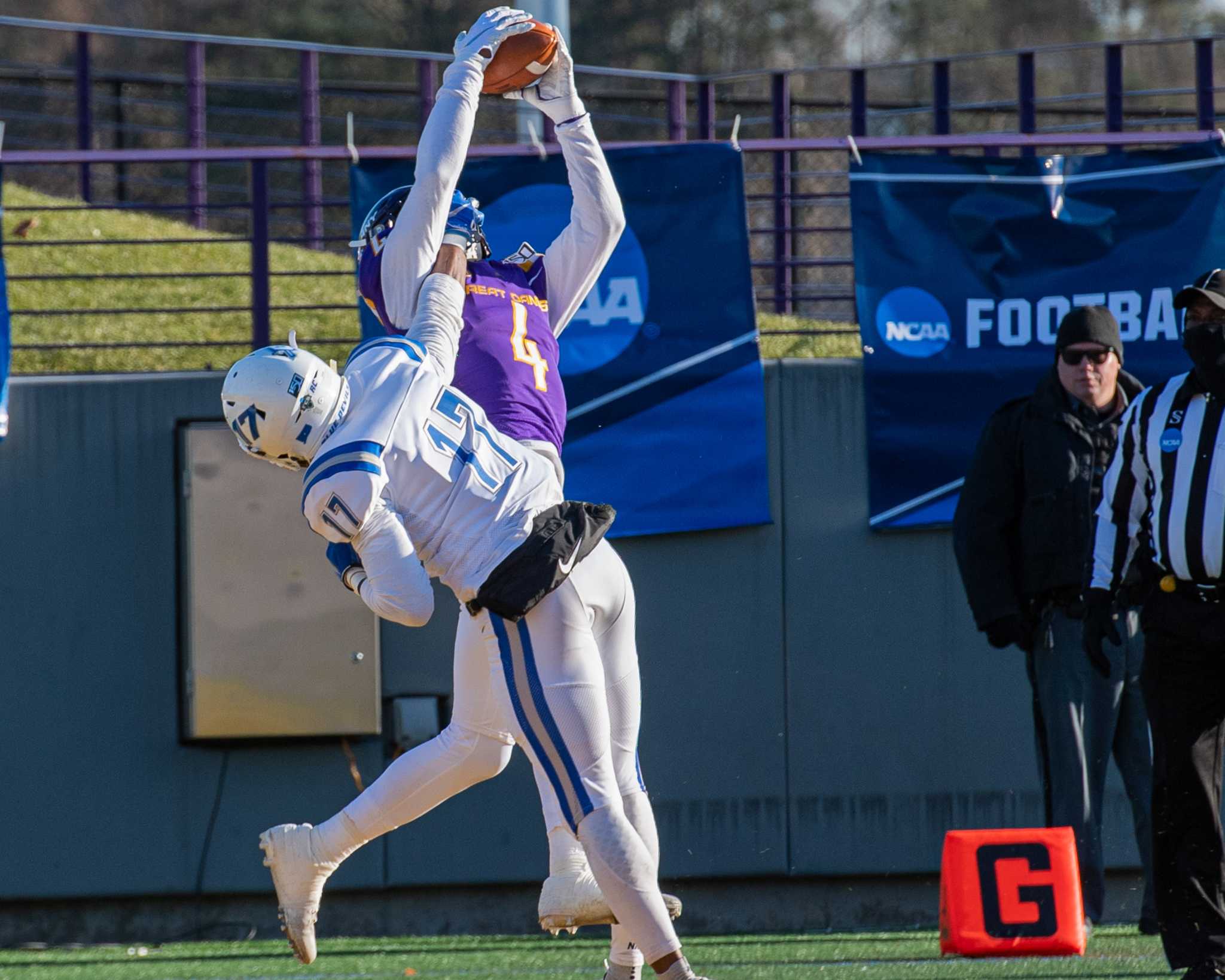 UAlbany's Juwan Green gets ready for NFL draft