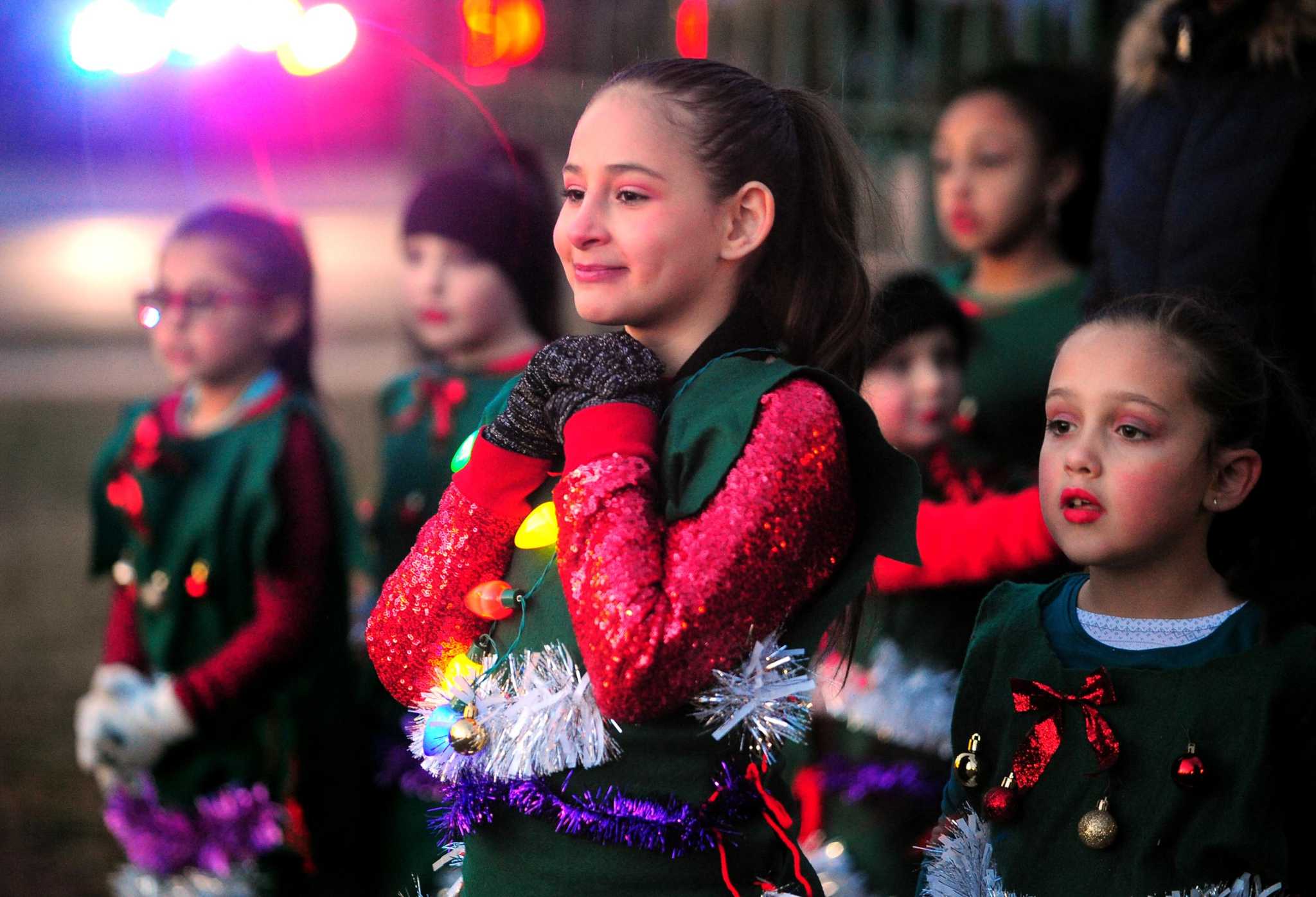 Gabby Murillo lights West Haven’s Christmas tree