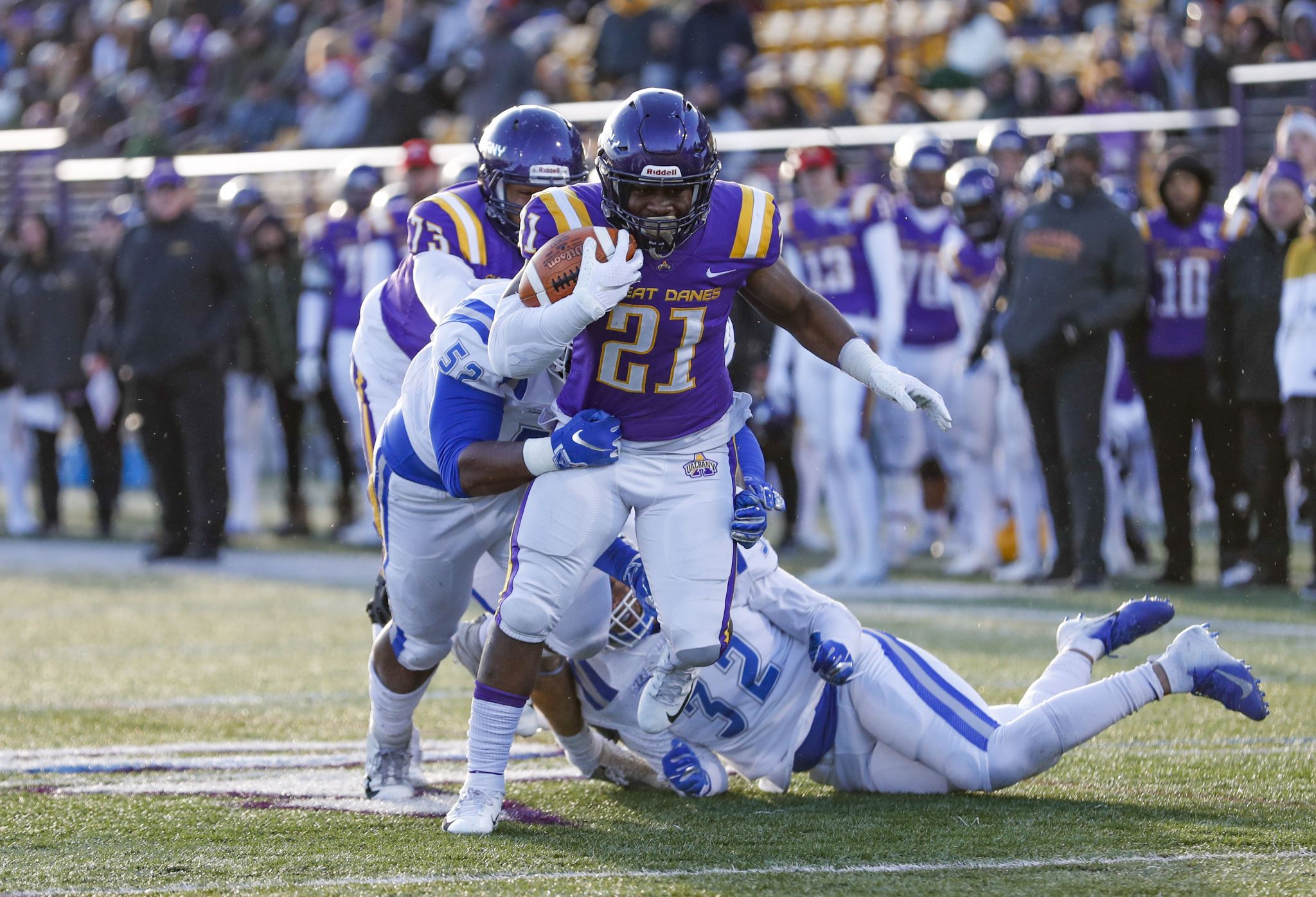 UAlbany's Karl Mofor named to Walter Payton Award watch list