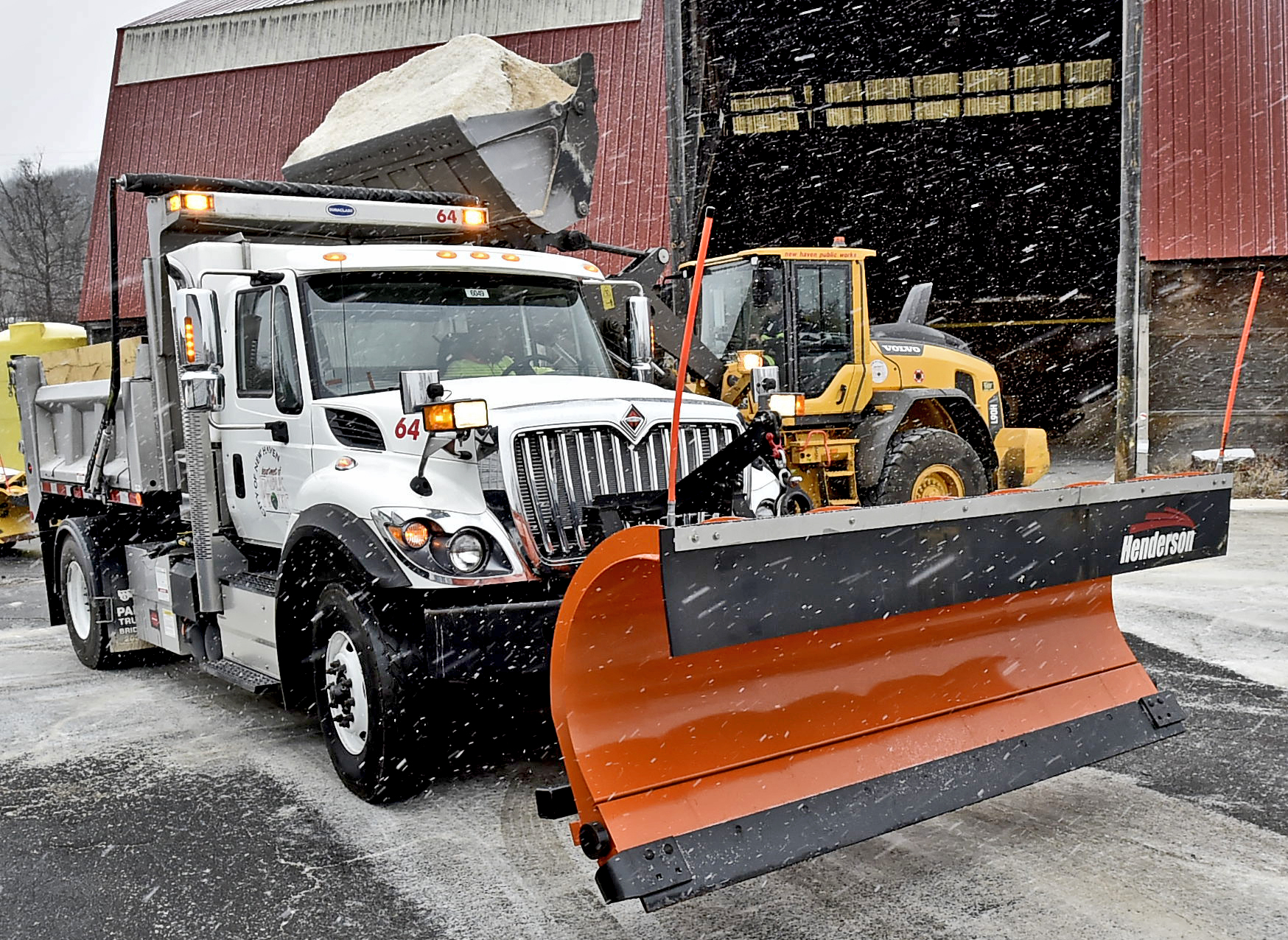 Winter weather blows warning sirens in Milford