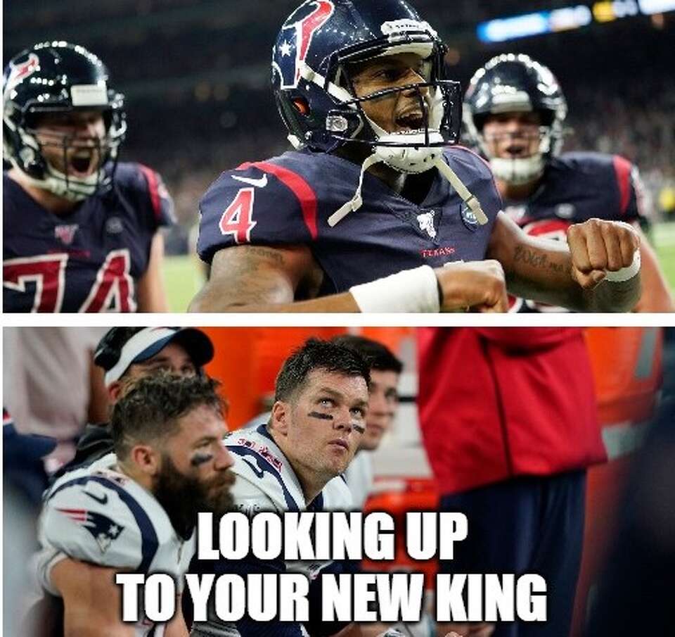 Hilarious memes celebrate Texans' win over Patriots