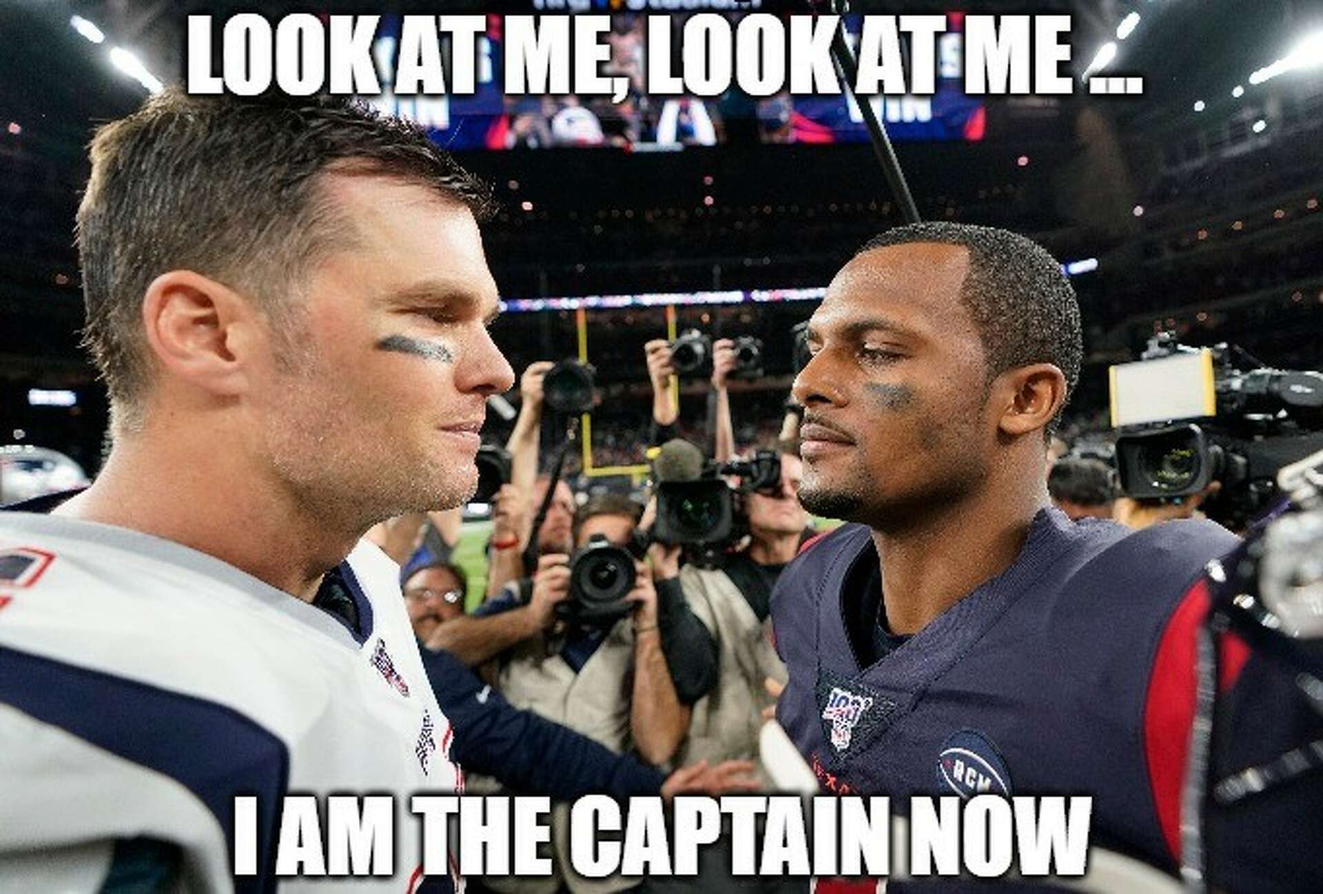 Hilarious memes celebrate Texans' win over Patriots