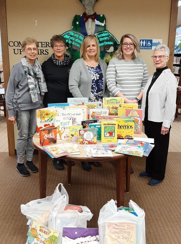 GFWC Big Rapids collects books for charity, schools
