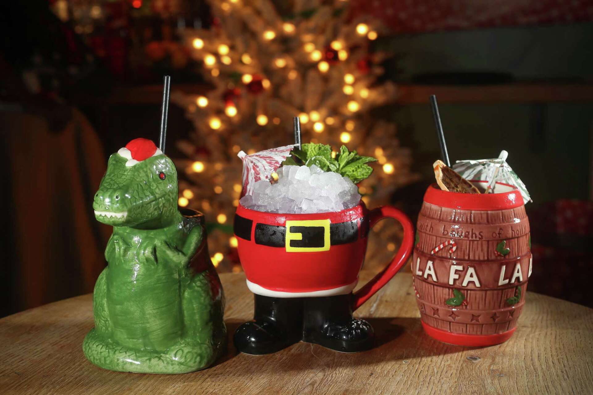 Ugly Christmas sweaters and going viral. A night out in Houston.