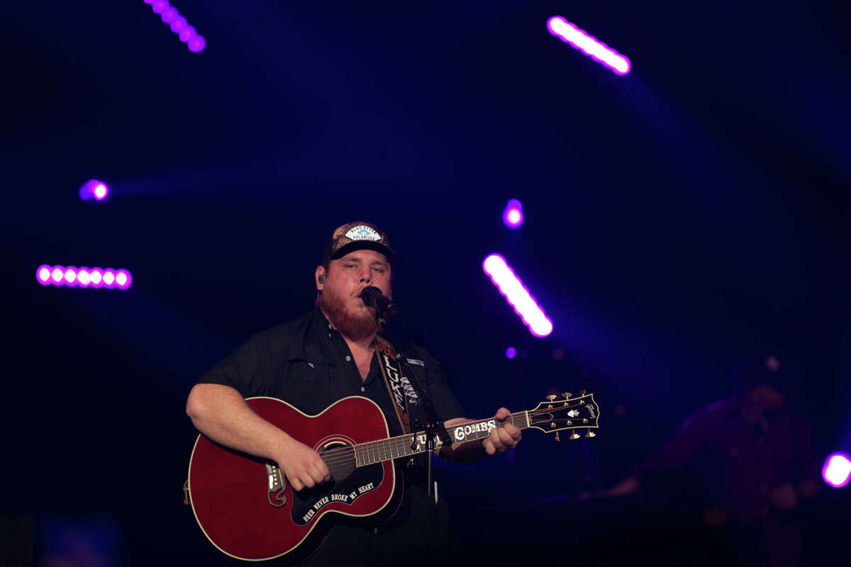 Photos: Luke Combs sings to sold out crowd at the AT&T Center