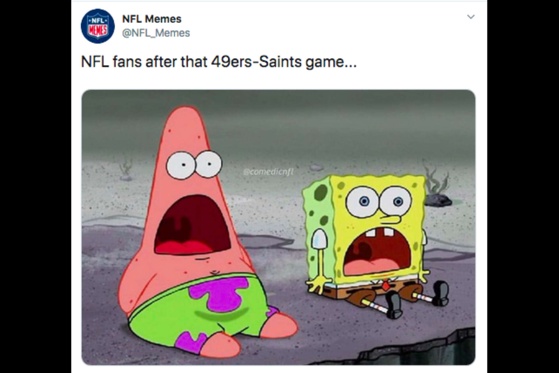 49ers fans celebrate wild win over Saints in memes