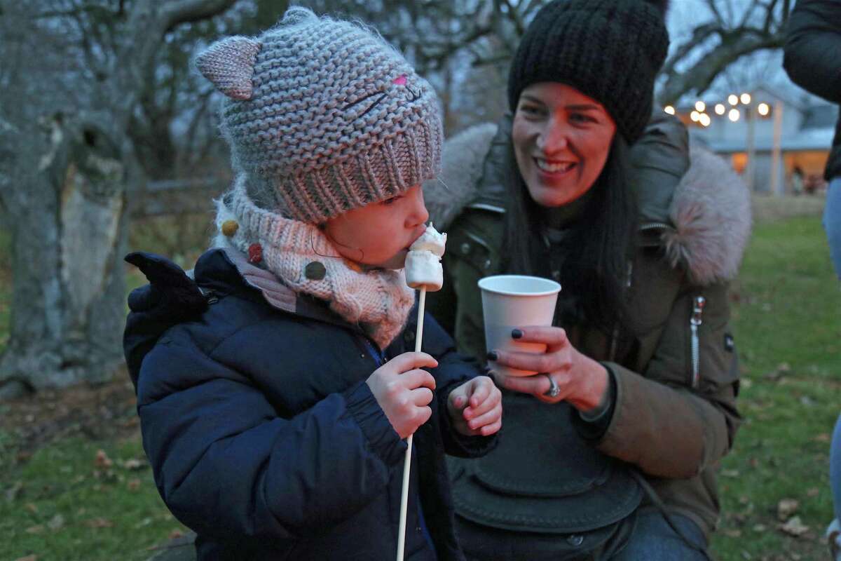 In Pictures: Tree lighting at Wakeman Town Farm