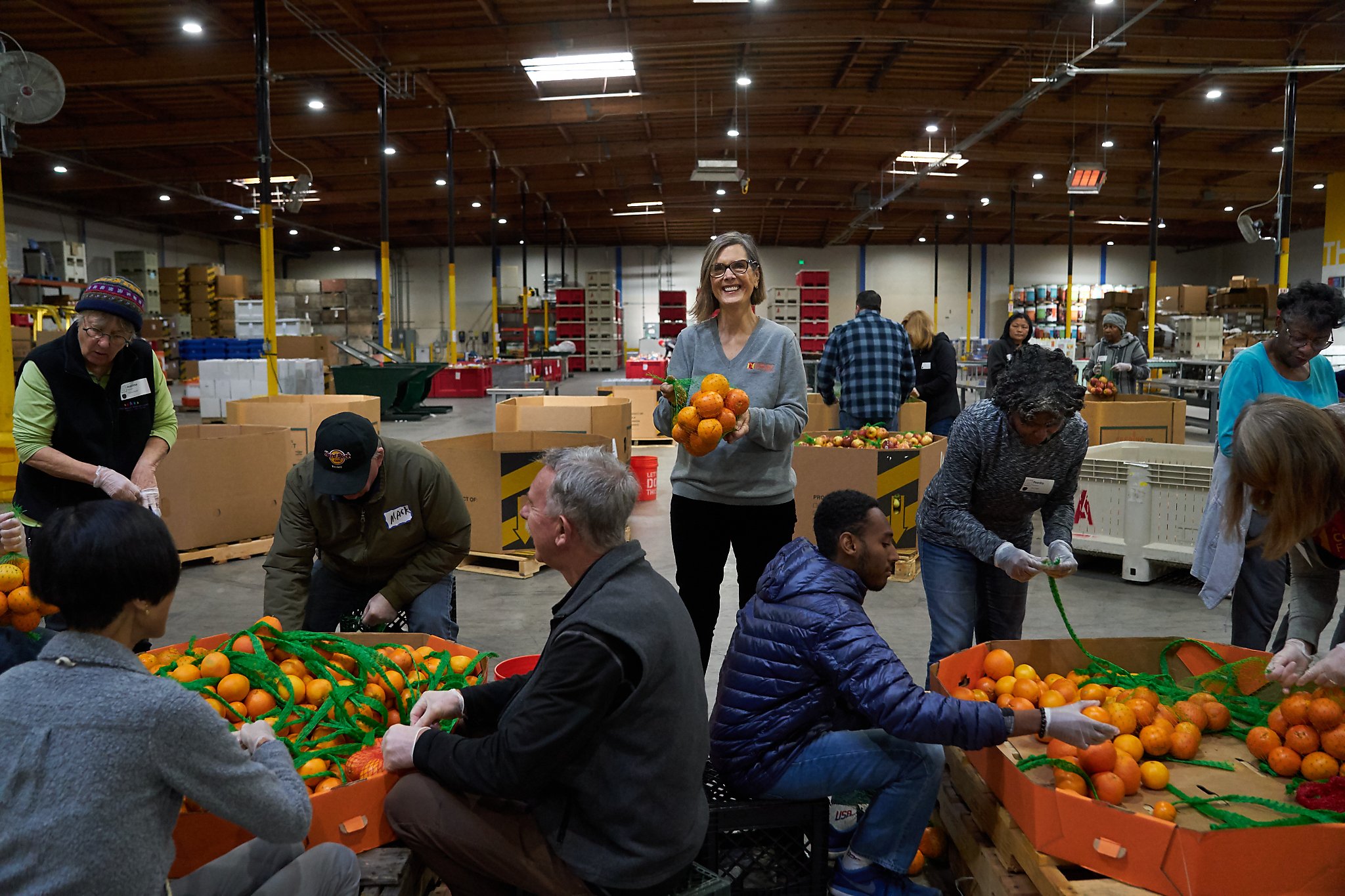 Food bank chief works to stamp out stigma of hunger she remembers