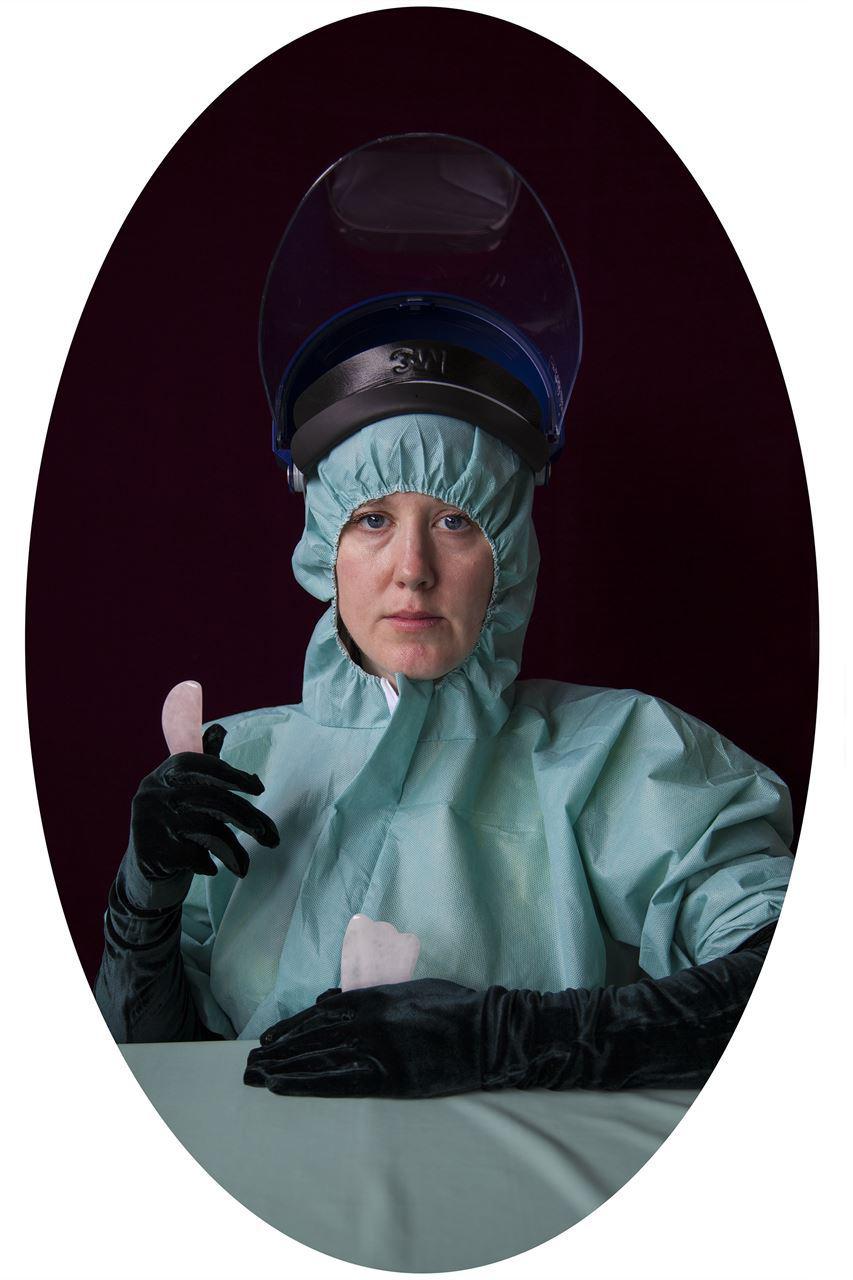 Artist uses humor to cope with pain