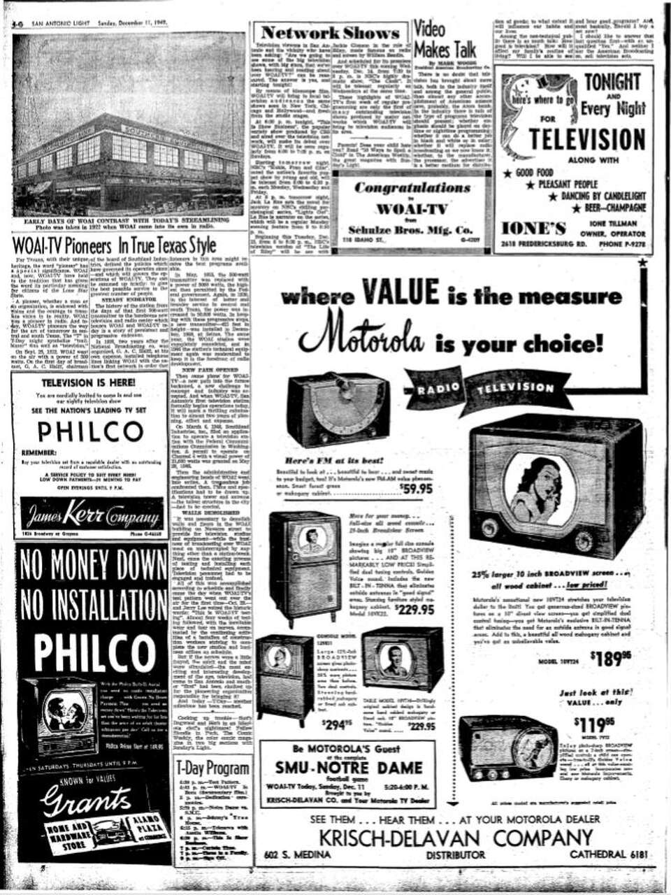 San Antonio's first TV station launched 75 years ago