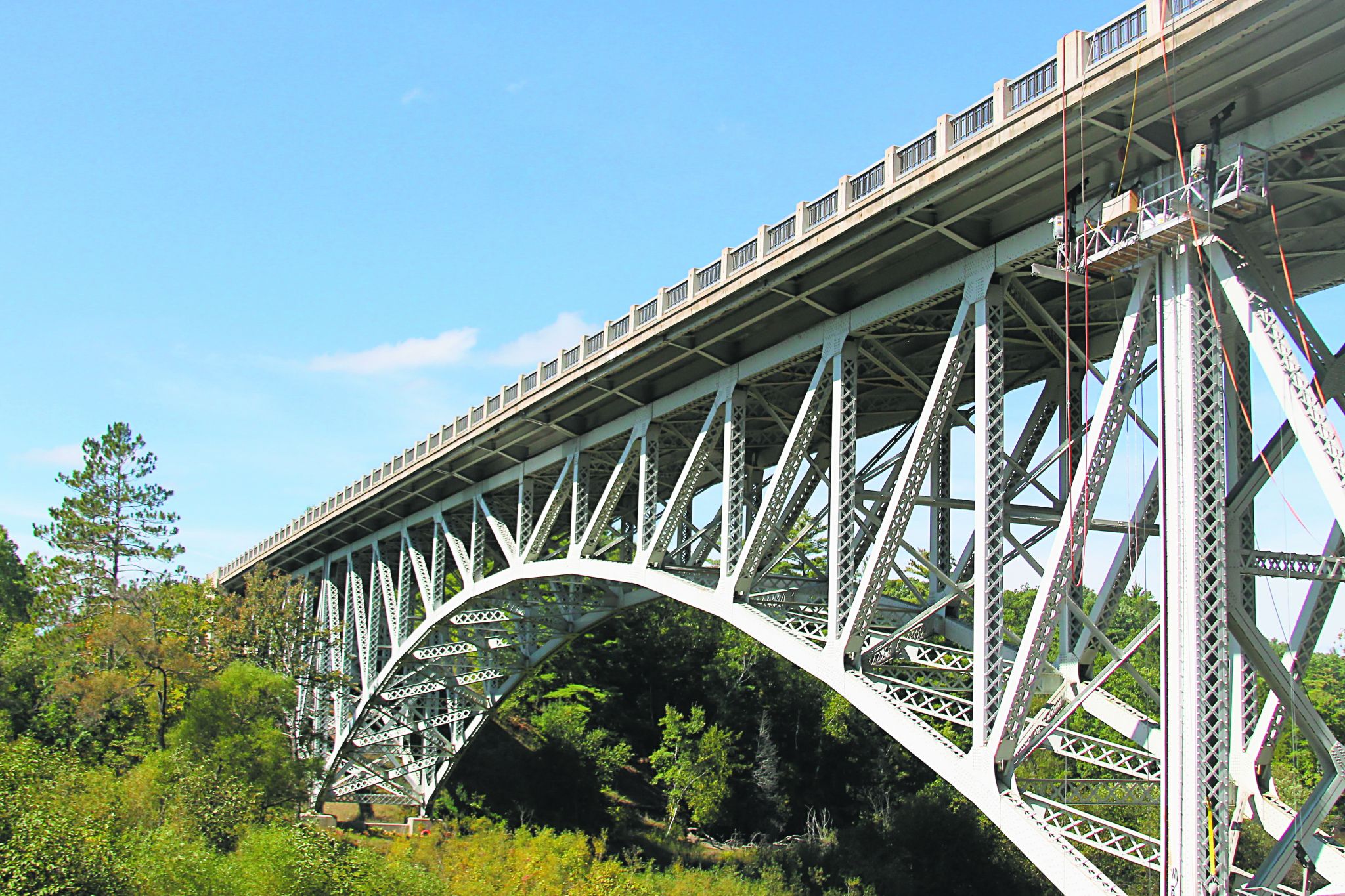 M-55 Cooley Bridge work expected to be done today