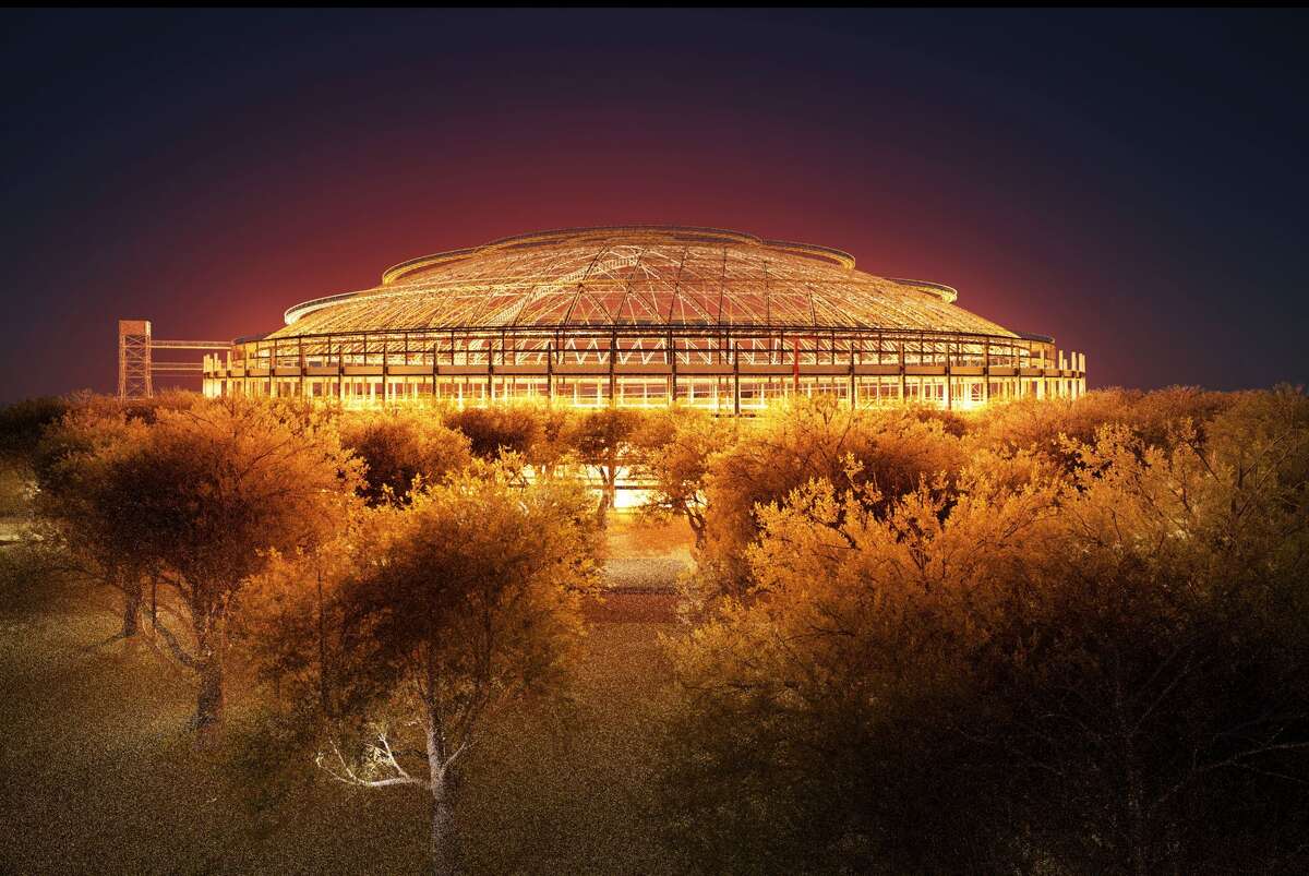 An architect's dream: a swimming pool on the Astrodome