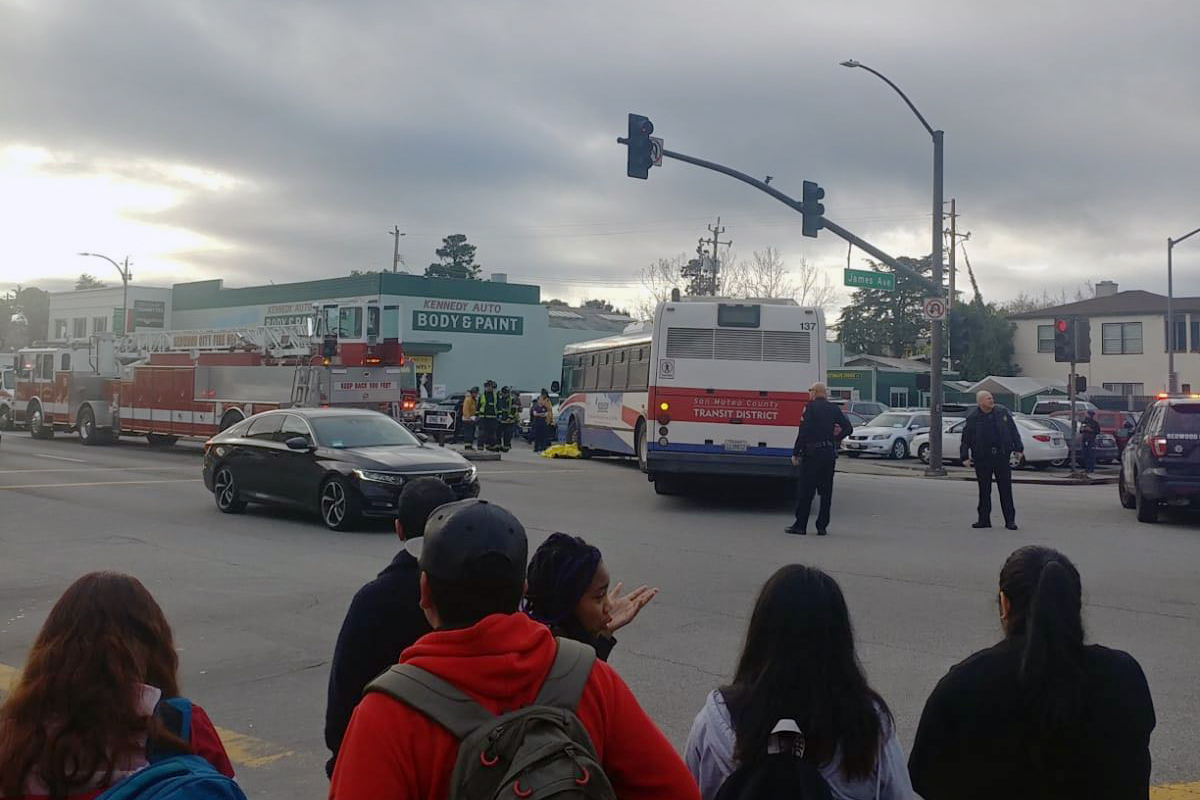 Pedestrian Struck, Killed By Samtrans Bus Near Redwood City Transit Center