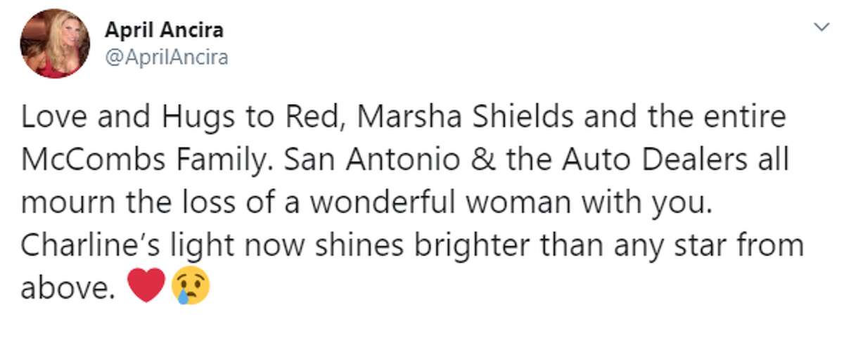 'We adored her': San Antonio eulogizes Charline McCombs