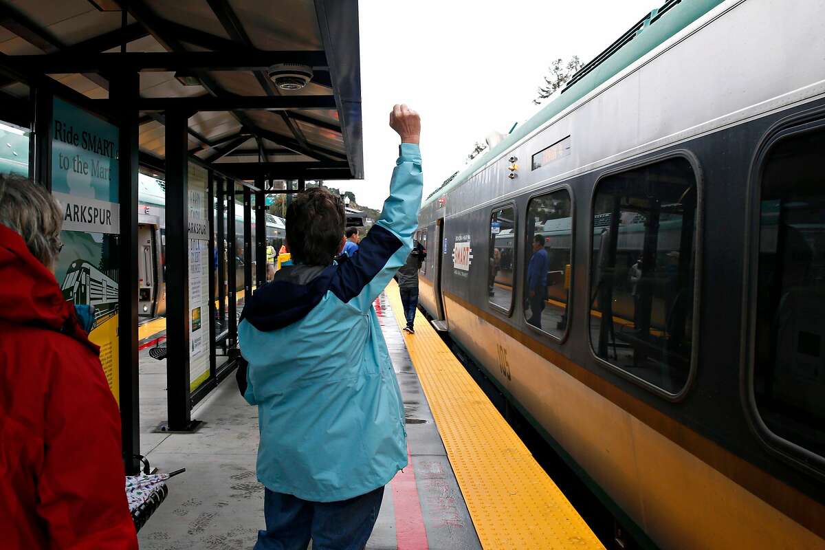 Sonoma-Marin train line debuts Larkspur Station and easier trips to and ...