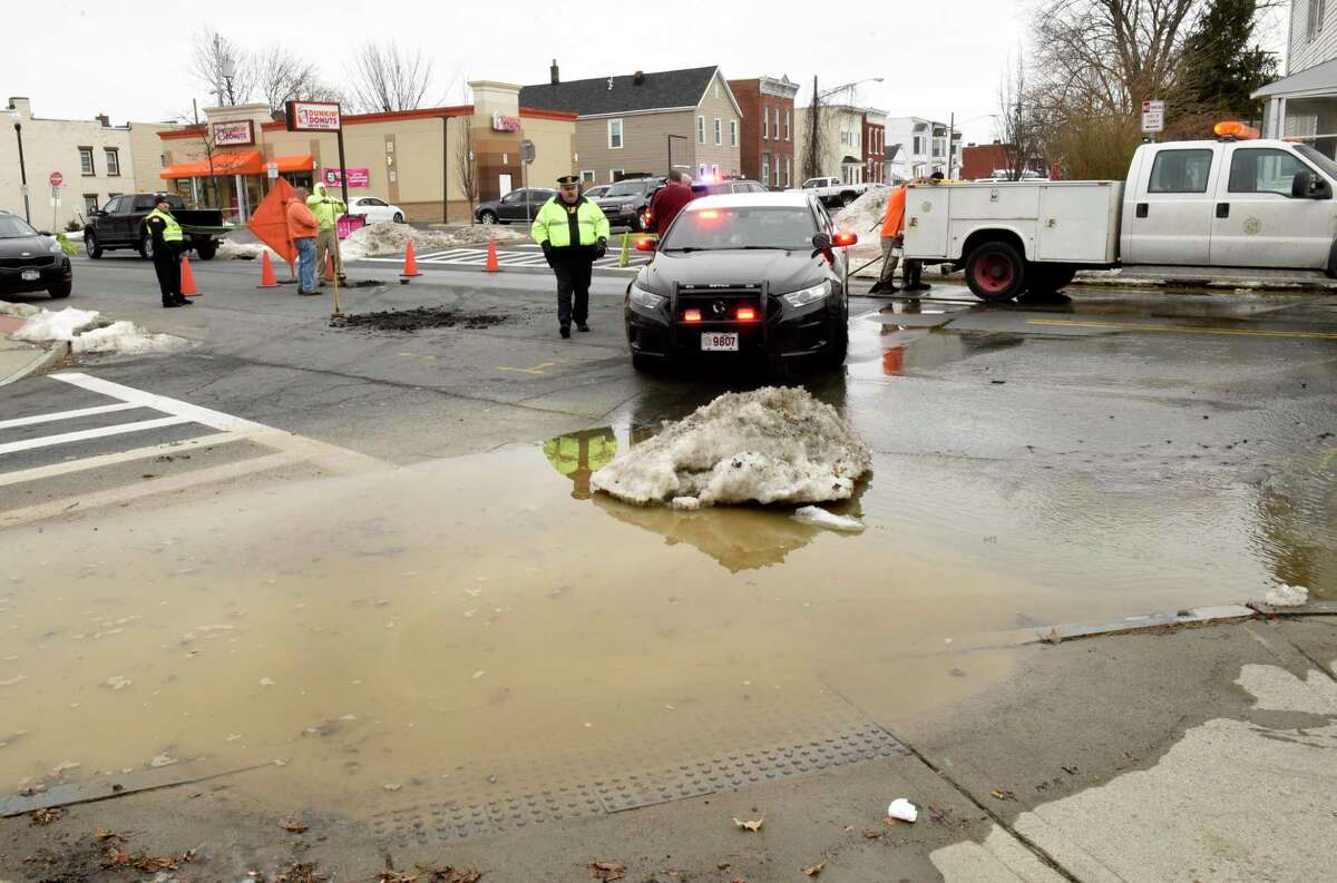 Photos: Water main break