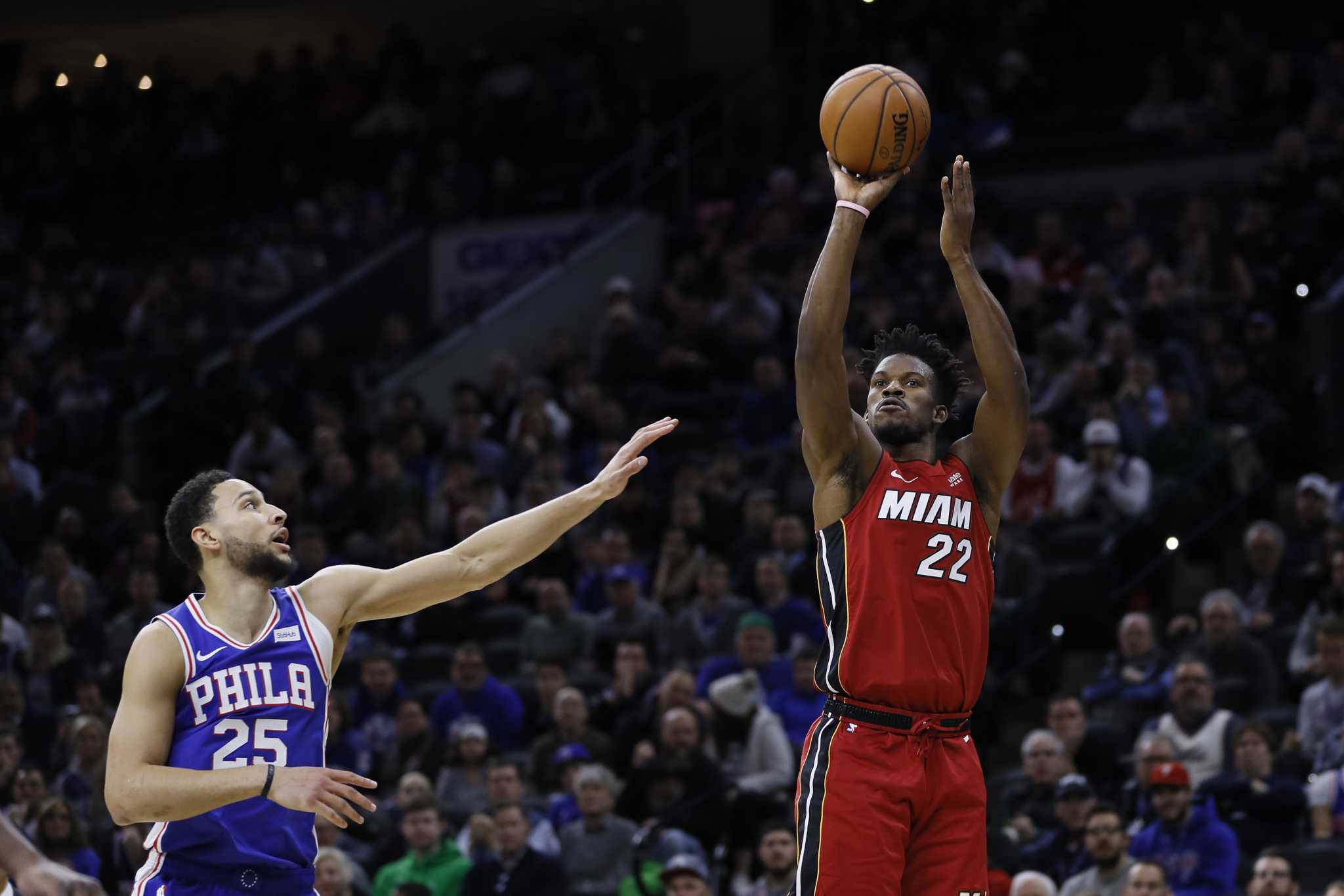 Heat end 76ers' home streak