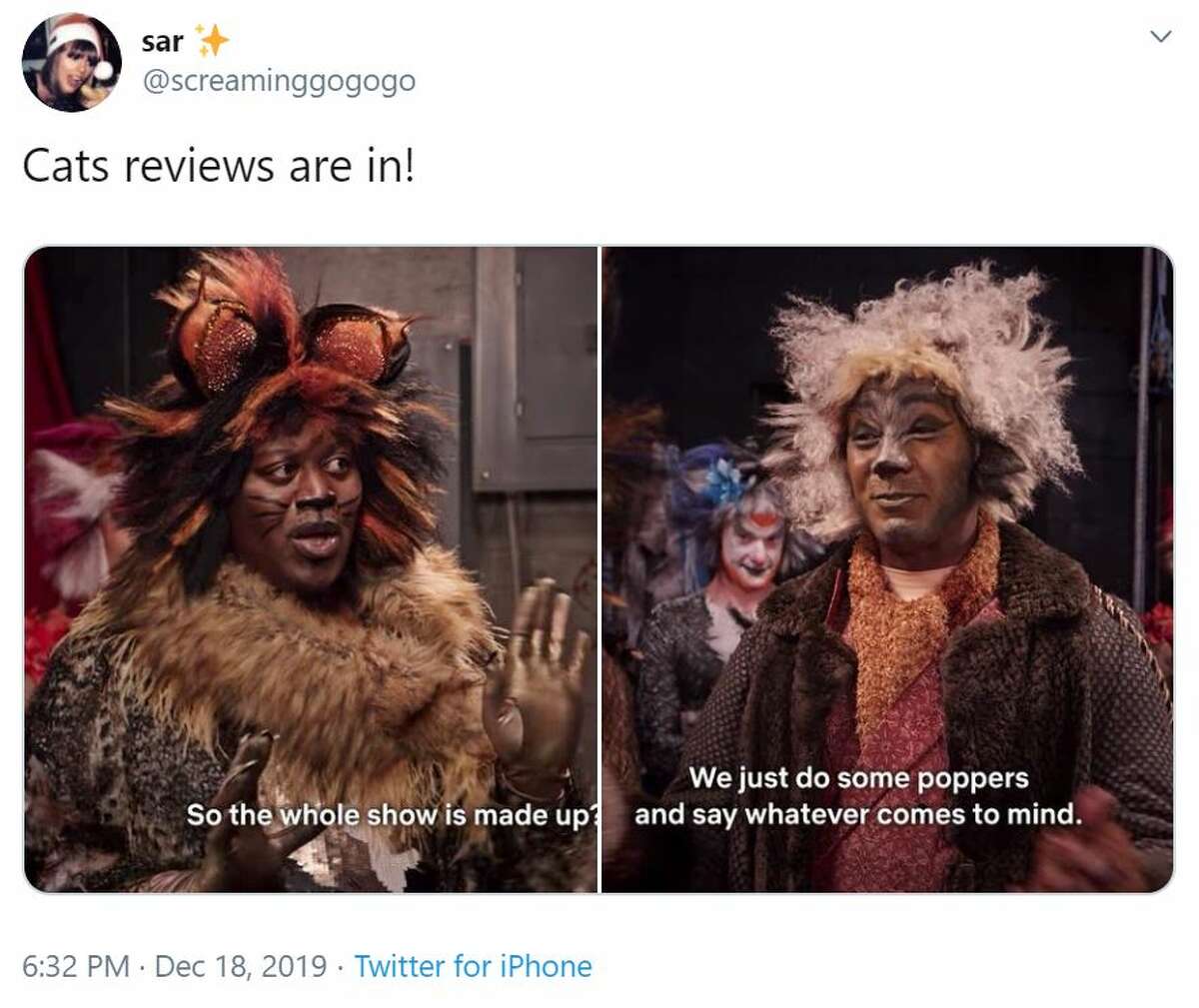 Hilarious memes pour in as movie critics shred 'Cats' in reviews