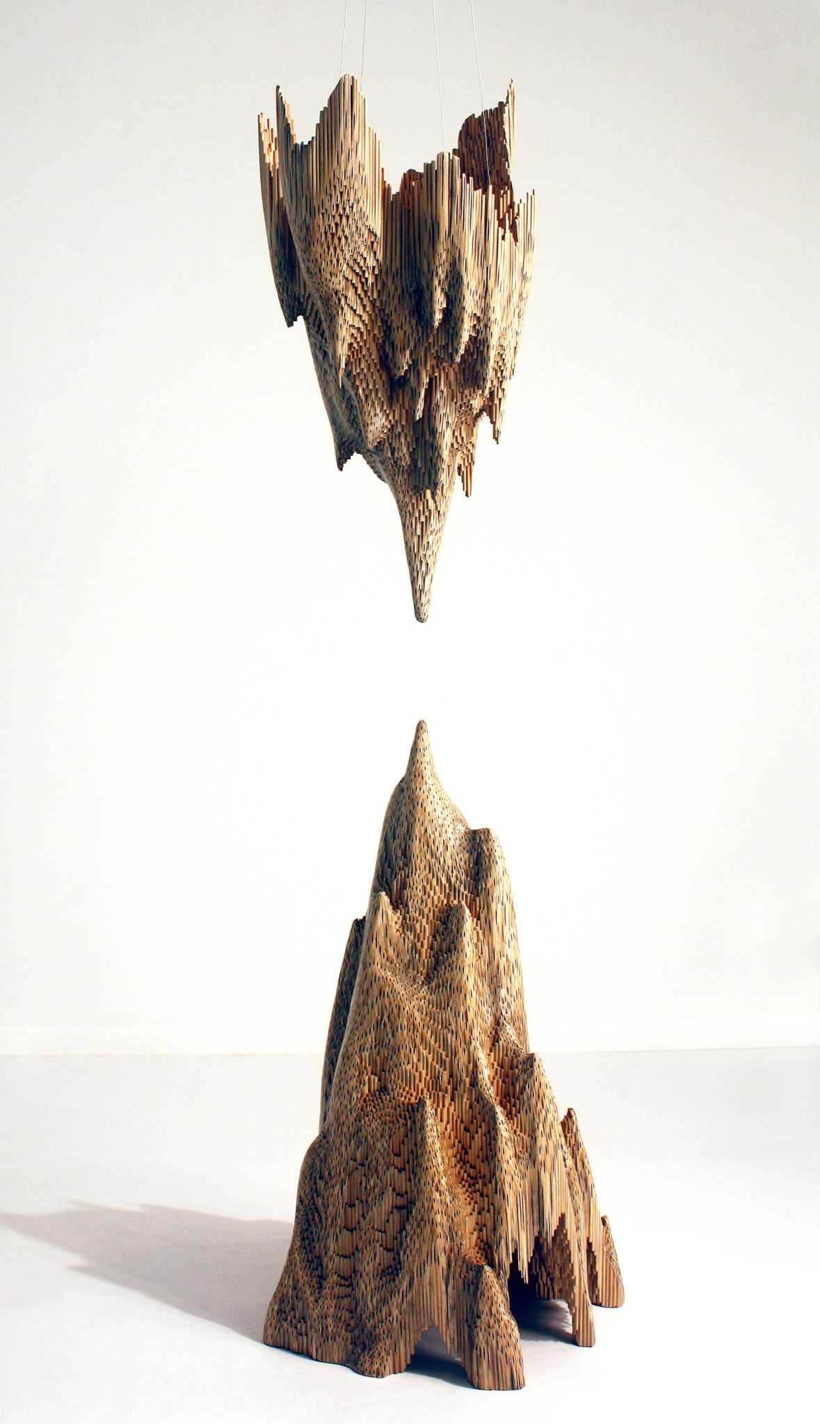 A gravity-defying art exhibit