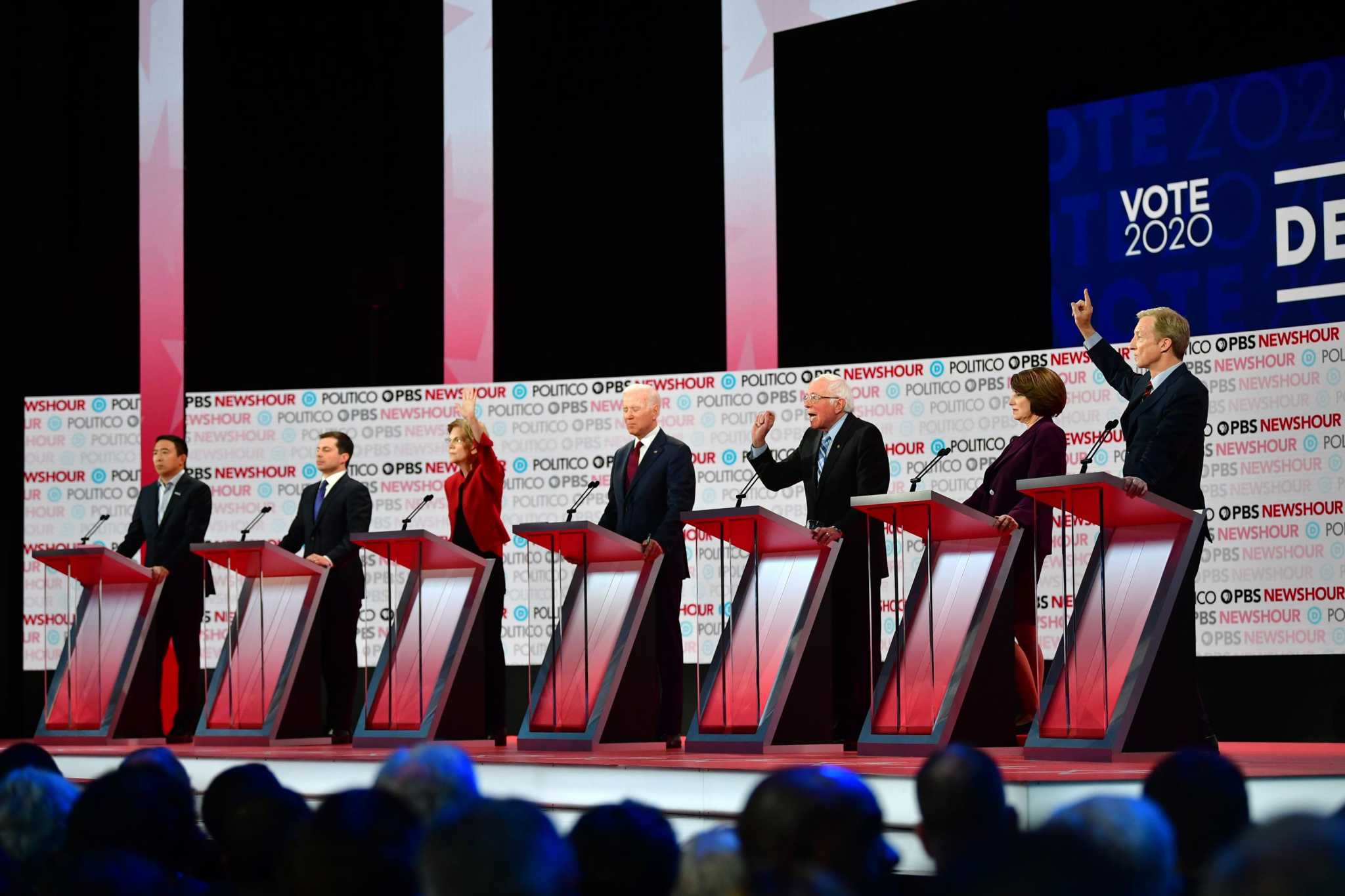 Democratic presidential candidates vie for advantage on ‘electability’