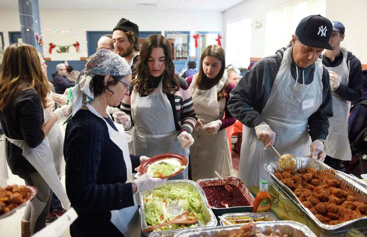 Stamford Christmas dinner offers sustenance — through food and faith
