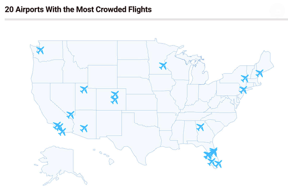 You are most likely to find an empty seat next to you when flying from ...
