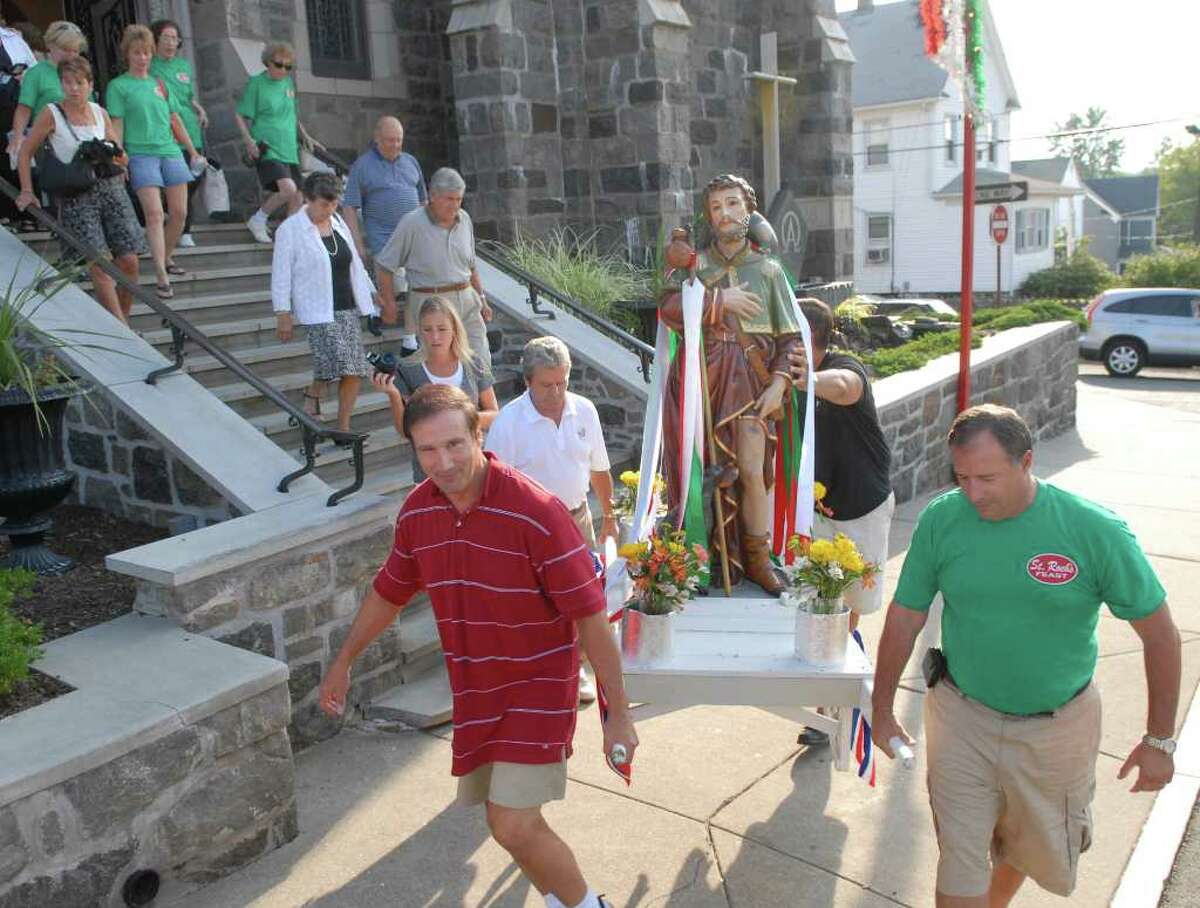 St. Roch Church kicks off feast with statue procession