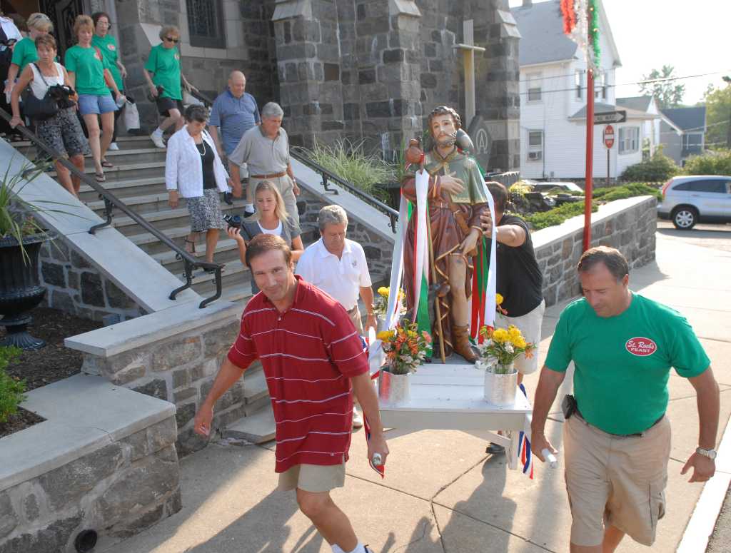 St. Roch Church kicks off feast with statue procession