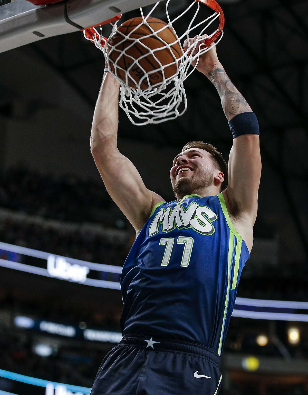 Luka Doncic almost gets triple double in return from injury as ...