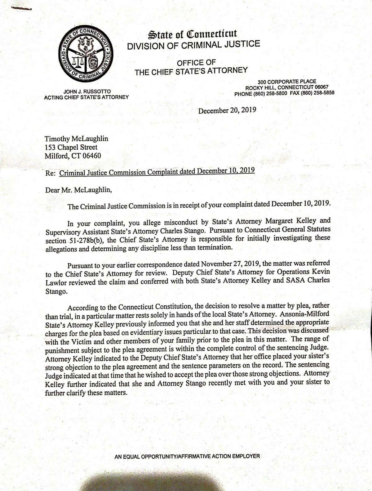 Milford court cleared of wrongdoing in plea deal for man who brutally ...