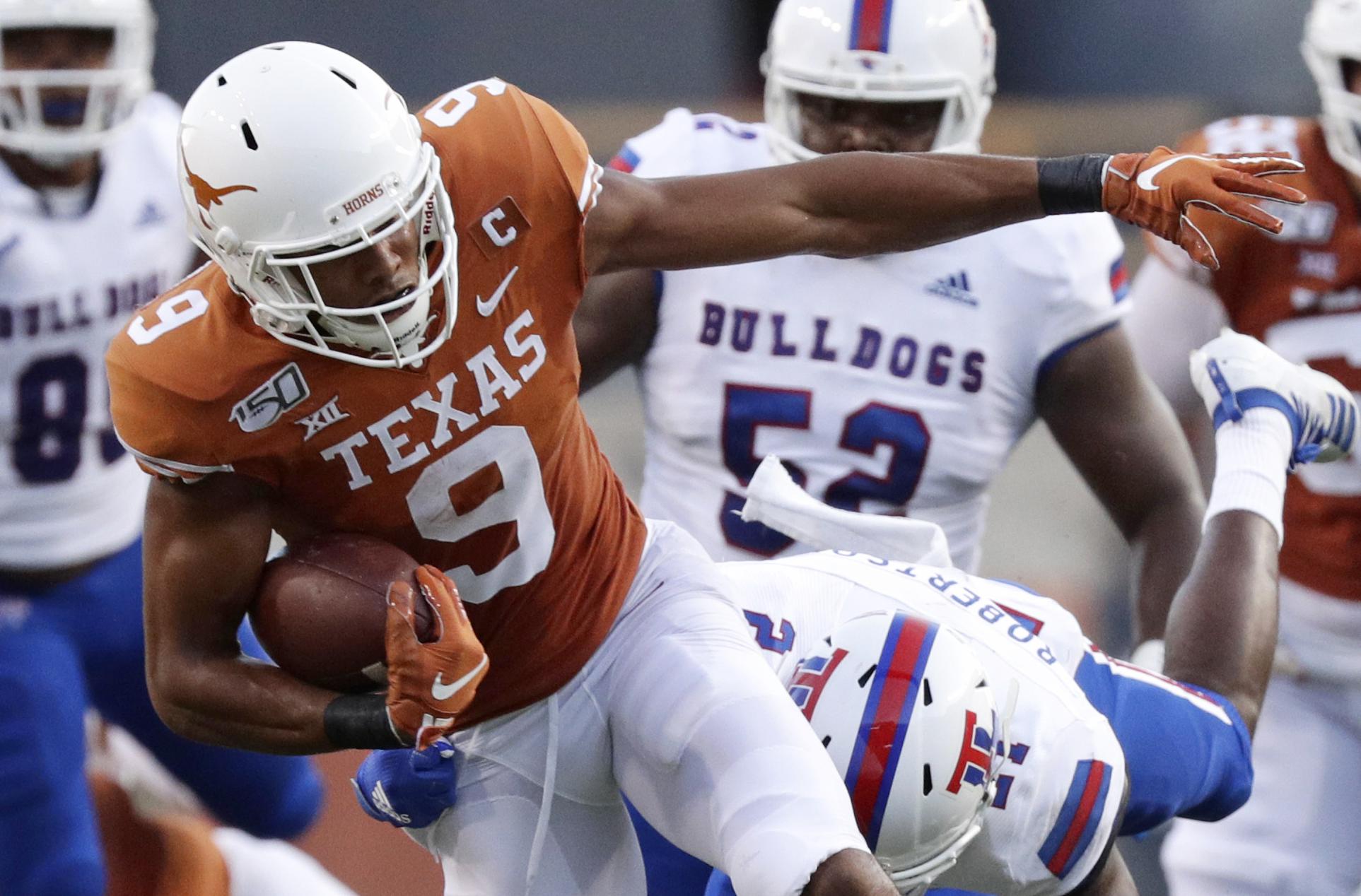 Texas’ Collin Johnson hopes to go out with a bang