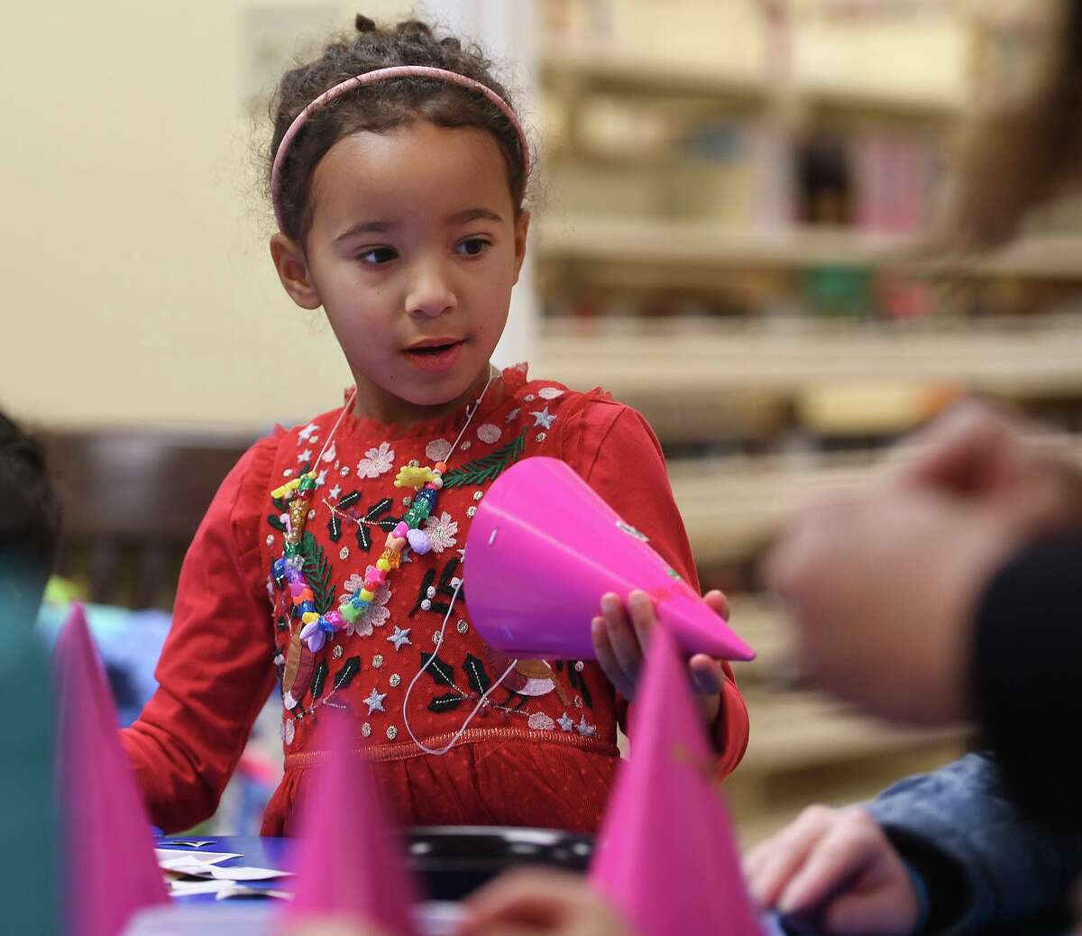 Families celebrate ‘Noon Year’s Eve’ at Monroe library