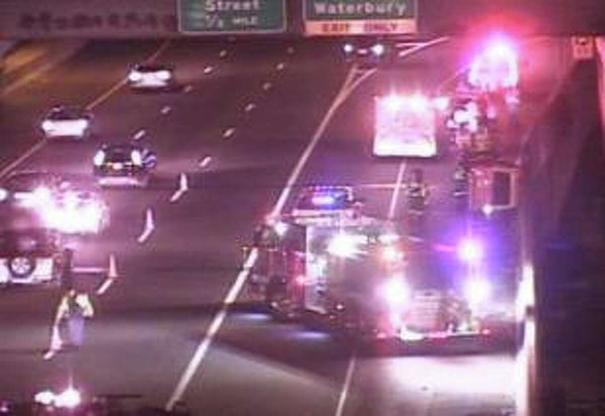 Crash Led To Rollover On I 95 In Bridgeport