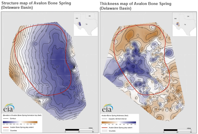 EIA releases maps, geologic information for Bone Spring formation
