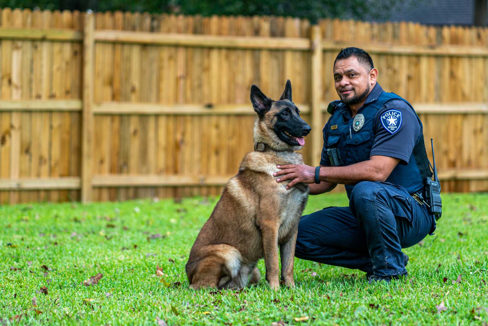 Spring ISD Police Department K9 graduates training