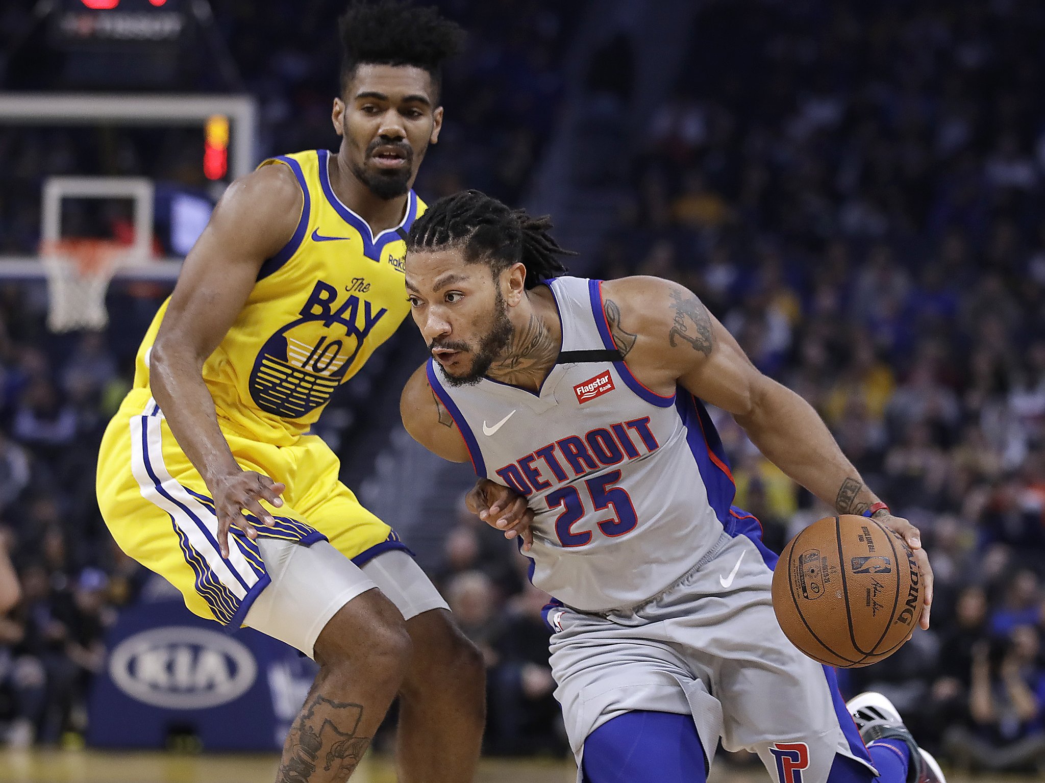 Warriors’ bench impresses in loss to Pistons