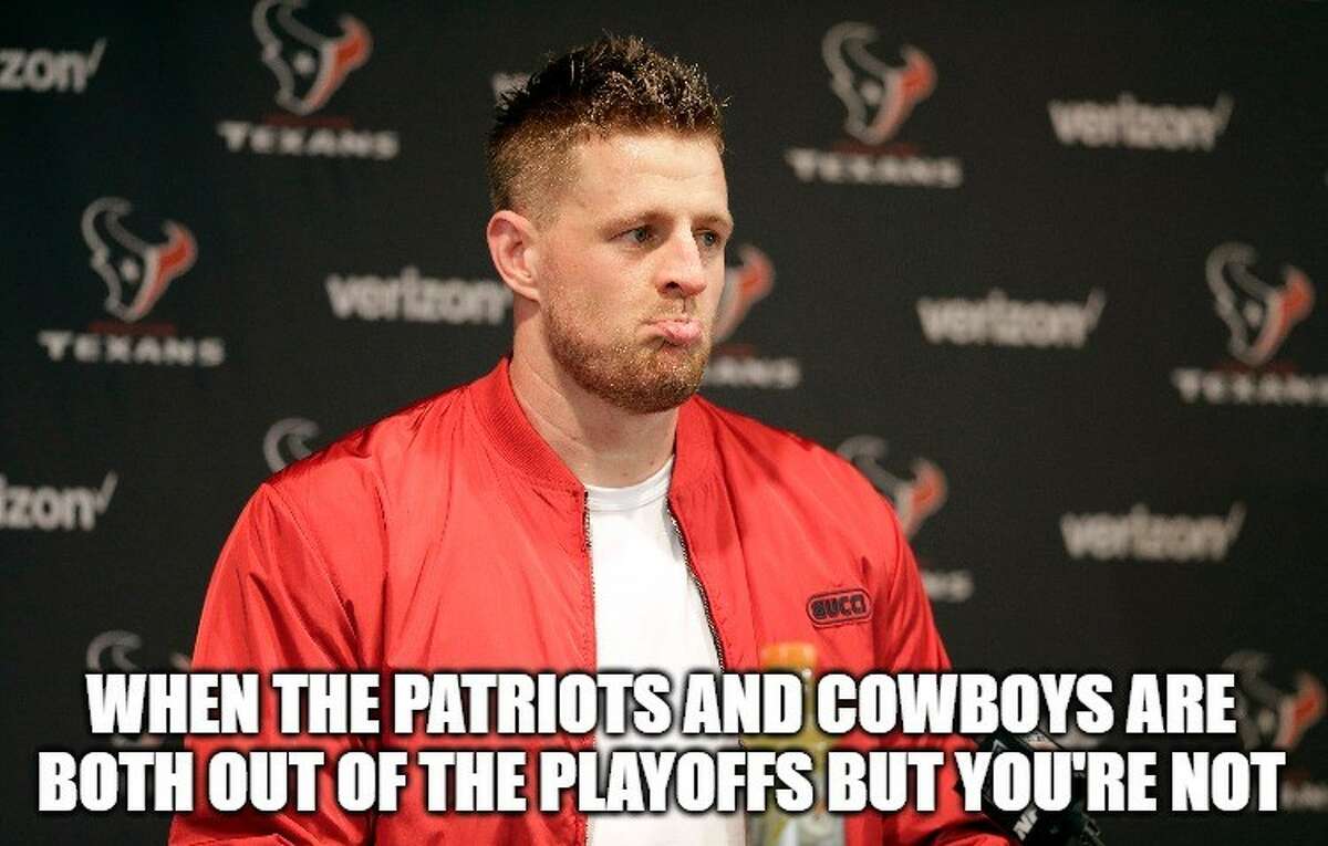 Memes celebrate Texans' win, Patriots' loss