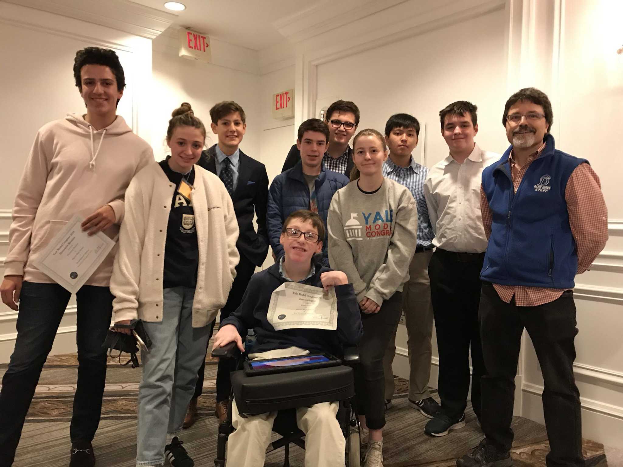 Darien High Model Congress attends Yale conference