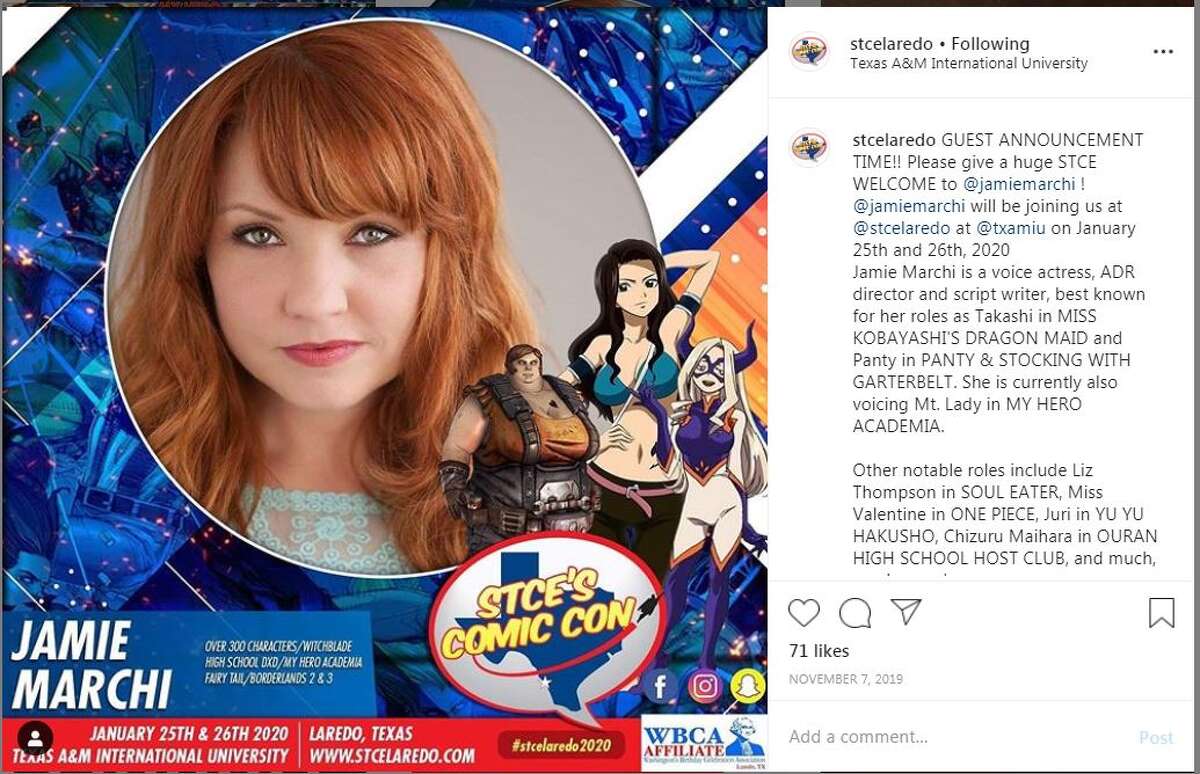 See the celebs, artists announced for the Laredo's first comic con of 2020