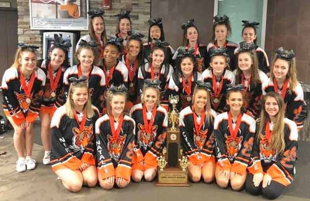 EHS cheer bring home silver