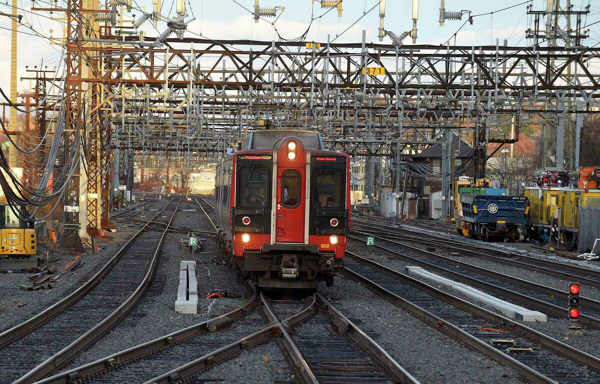 Got a gripe? Metro-North officials at Stamford station this AM
