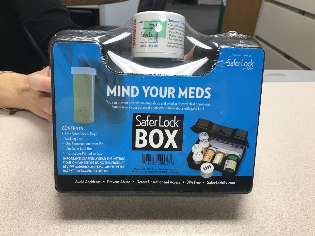 Free medication lockboxes available once again