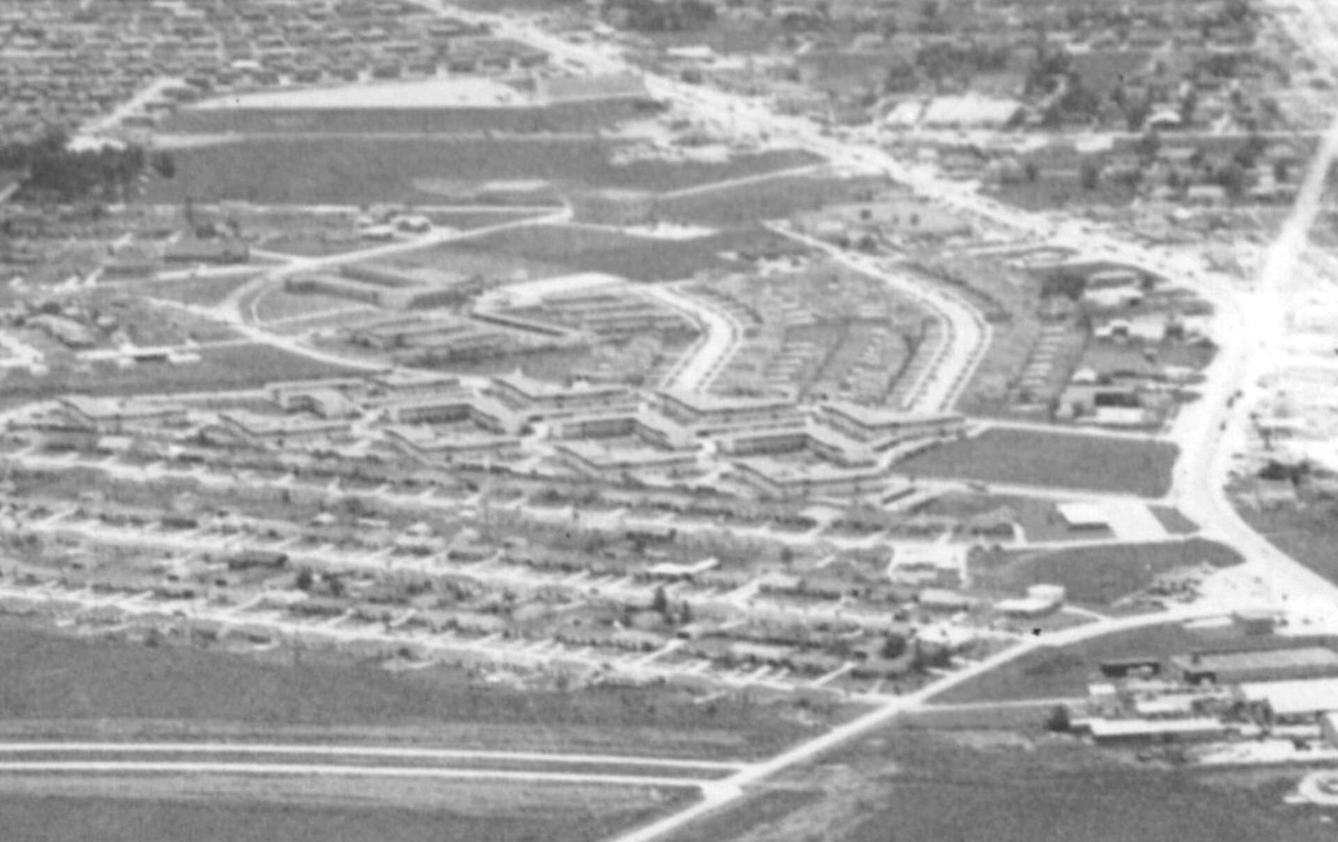 Aerial photo shows how the Gulfgate area looked before the shopping ...