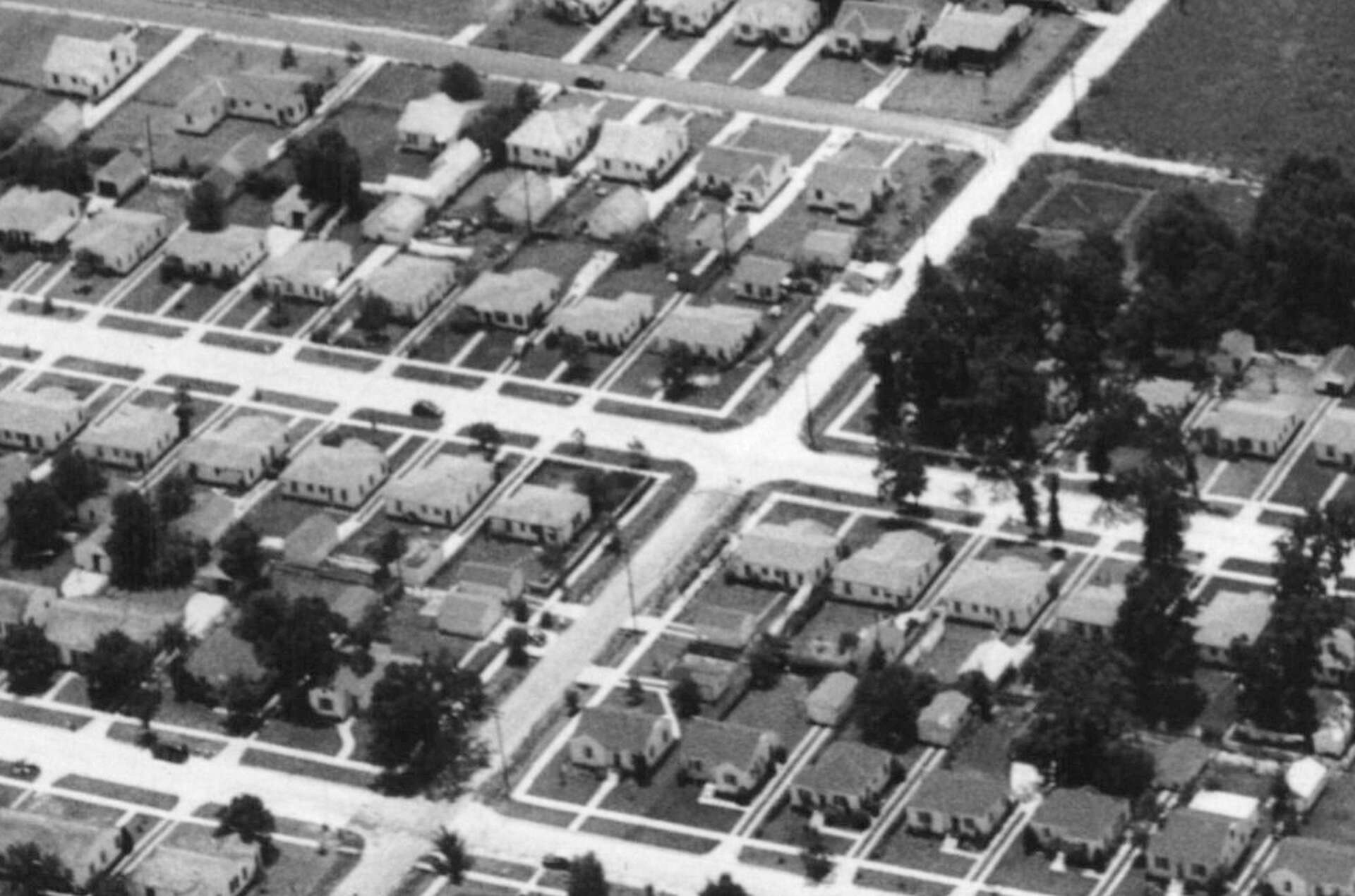 Aerial photo shows how the Gulfgate area looked before the shopping ...