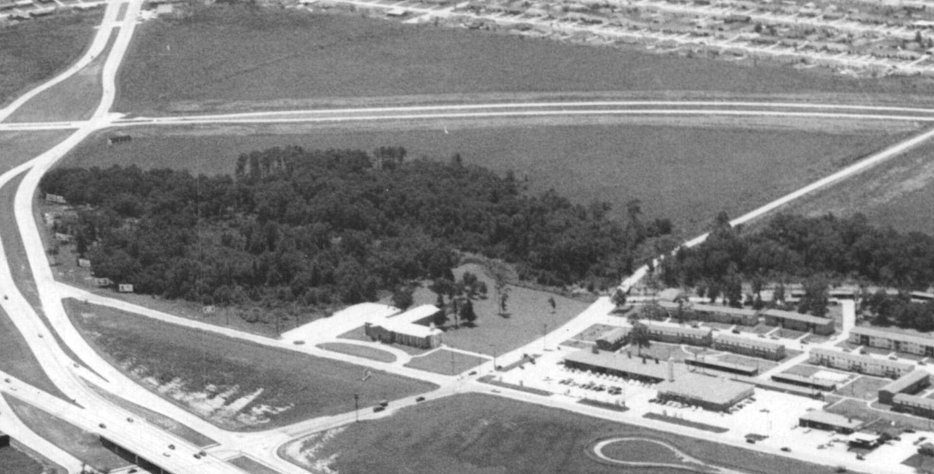 Aerial photo shows how the Gulfgate area looked before the shopping ...