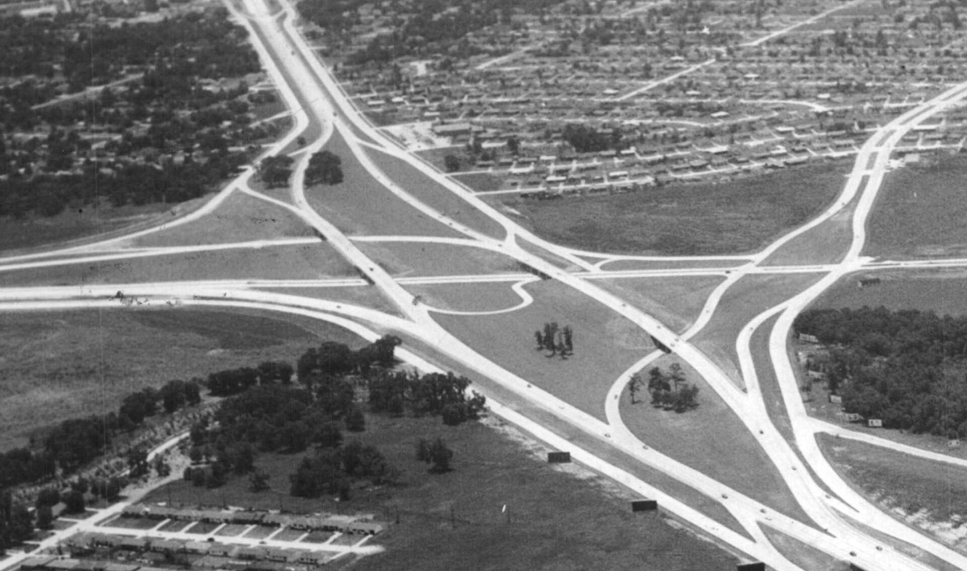 Aerial photo shows how the Gulfgate area looked before the shopping ...