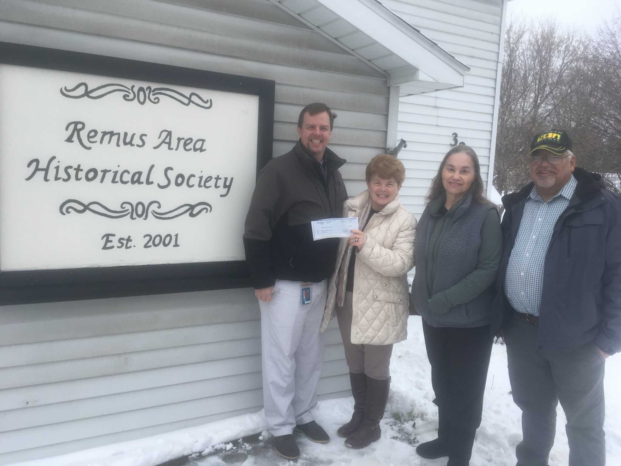 Remus Area Historical Society receives grant in support of history project