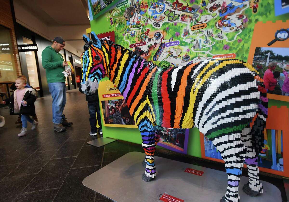 In photos: Lego sculptures take over Westfield Trumbull Mall